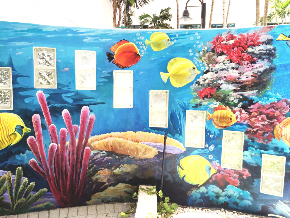 Underwater Mural - Moderne - Terrasse et Patio - Miami - par Murals by ...