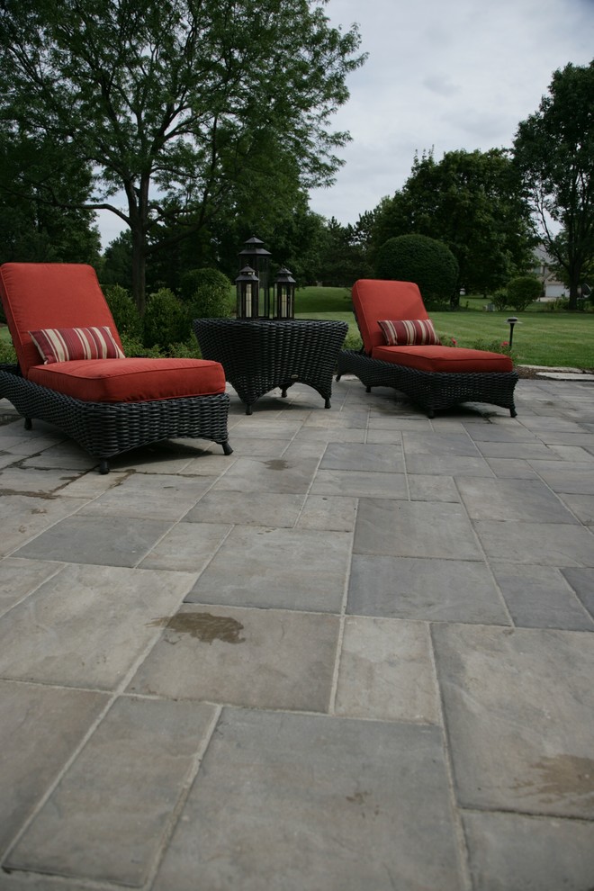 Unilock Brick Pavers - Traditional - Patio - Chicago - by JR's Creative ...