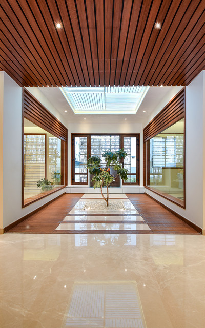 Vastu Villa - Contemporary - Verandah - Bengaluru - by Nayan Soni ...