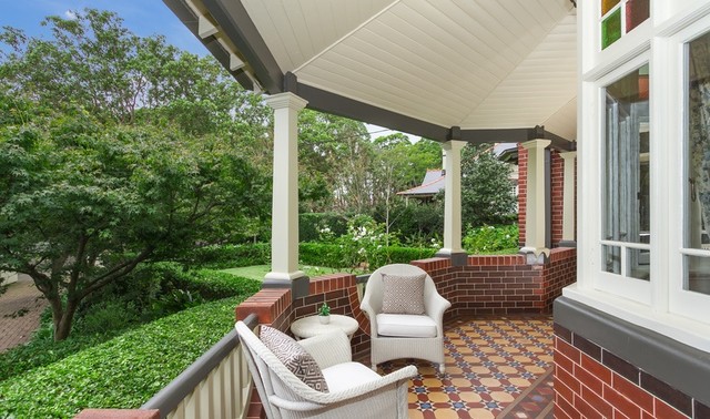 Verandah with tesselated tile - Traditional - Patio - Sydney - by ...