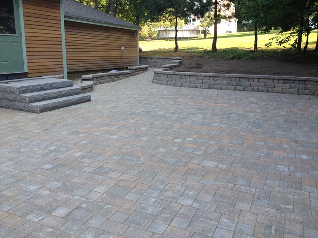 Vintage Paver Patio - Traditional - Patio - Boston - by Ryan Miller ...