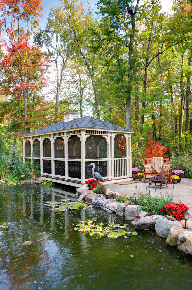 Vinyl Rectangle Gazebo - Stoltzfus Project - Craftsman - Patio ...