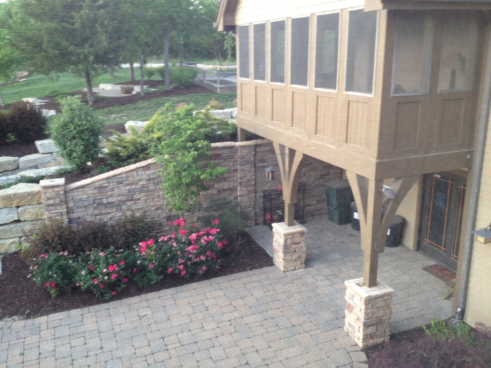 Walk Out Landscape - Traditional - Patio - Kansas City - by Landmark ...