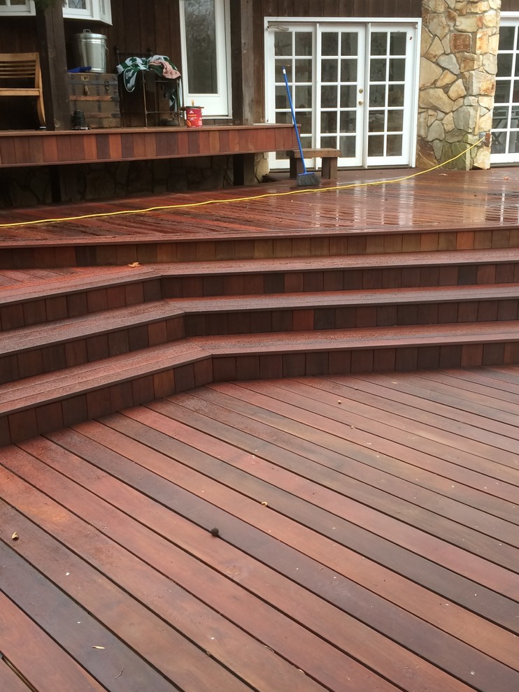 Ipe Deck Build Warwick - Craftsman - Deck - New York - by Kreck ...