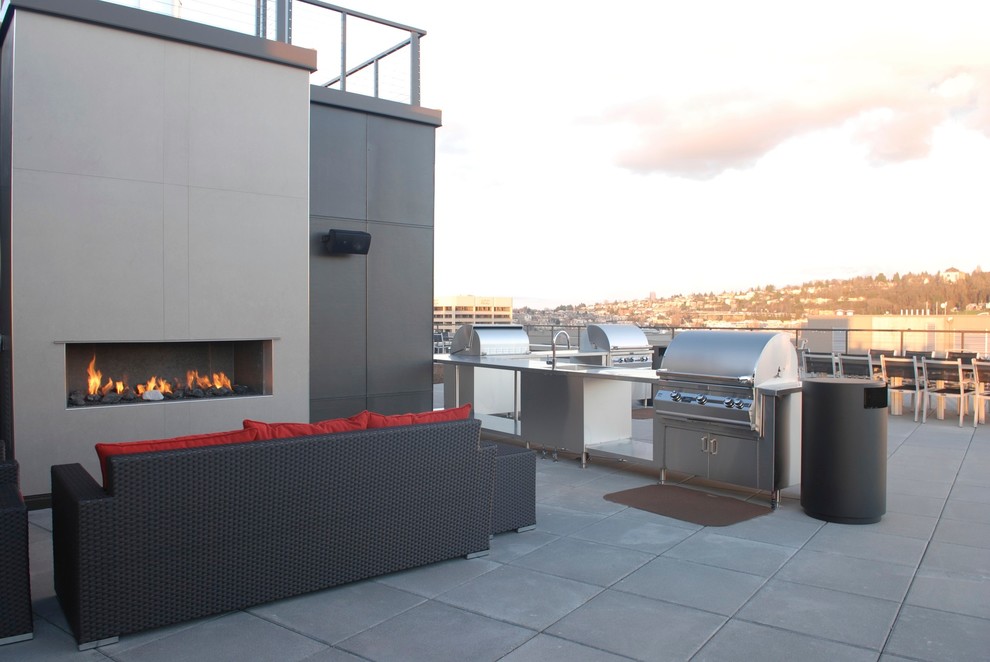Washington State Fireplaces - Contemporary - Patio - Seattle - by ...