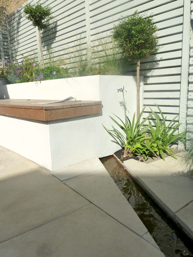 Water Rill - Contemporary - Patio - London - by Georgia Lindsay Garden ...
