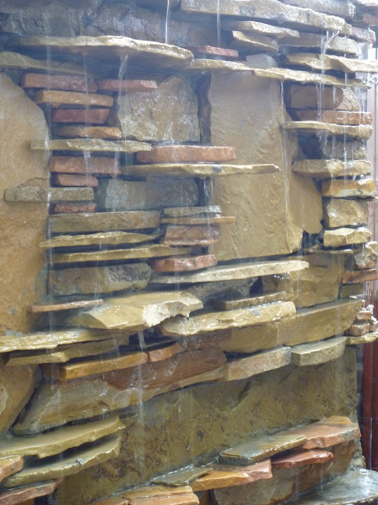 Water walls - Traditional - Patio - Miami - by Matthew Giampietro ...