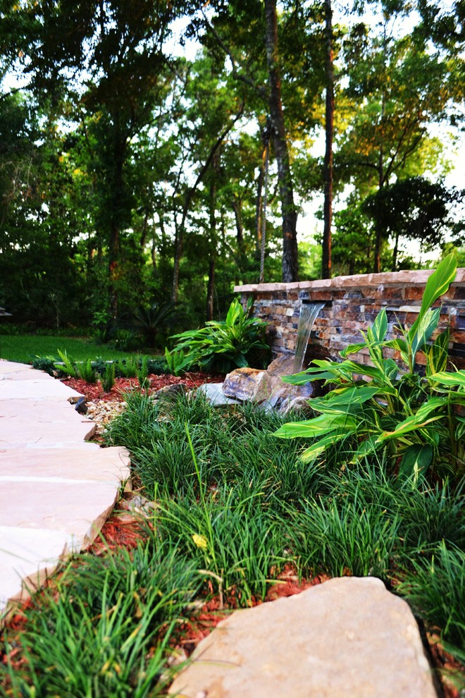 Waterfall Patio - Modern - Garden - Jacksonville - by Core Outdoors ...