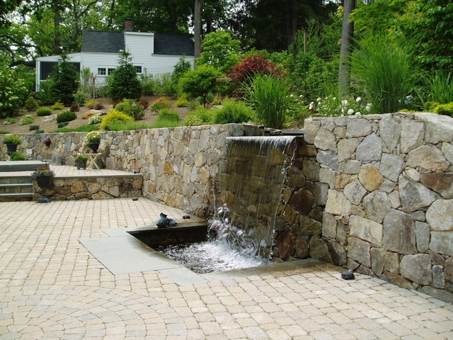 Retaining Wall Waterfall