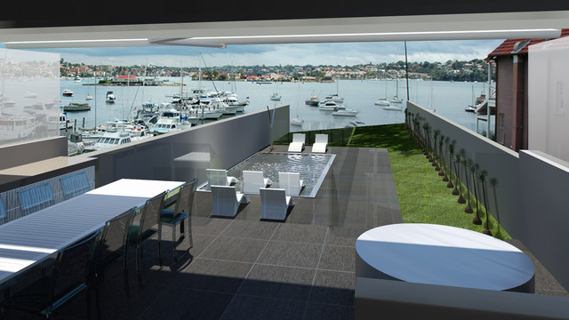 waterfront in sydney - Contemporain - Terrasse et Patio - Sydney - par ...