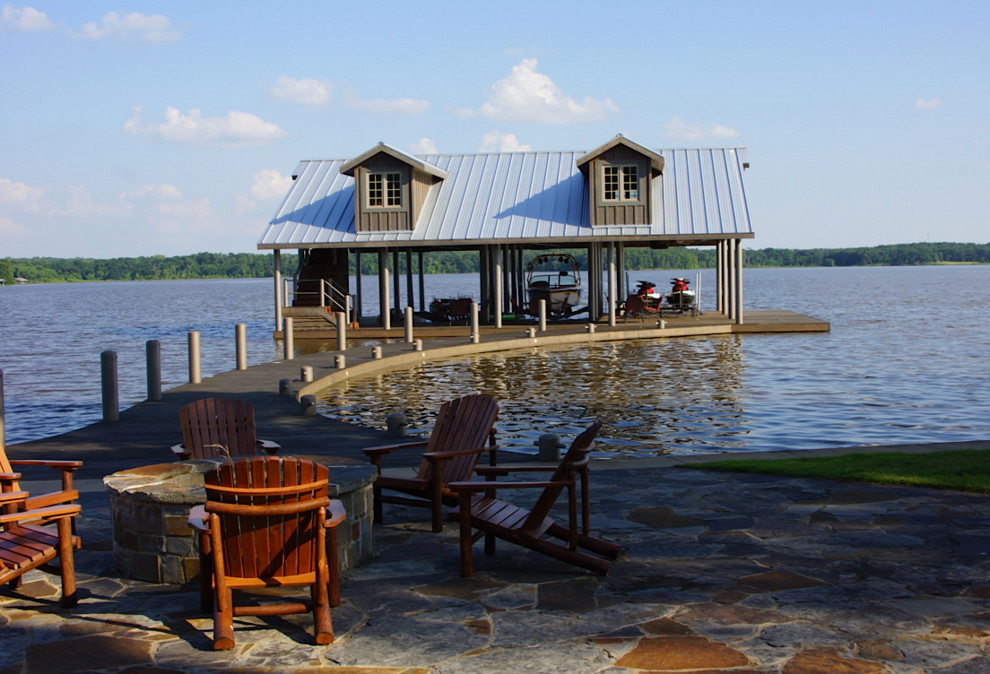 Wavy Ranch - Traditional - Patio - Houston - by Landvisions | Houzz