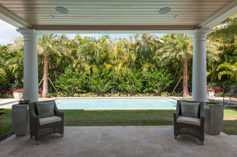 West Indies Inspired Patio - Transitional - Patio - Miami - by Sciame ...
