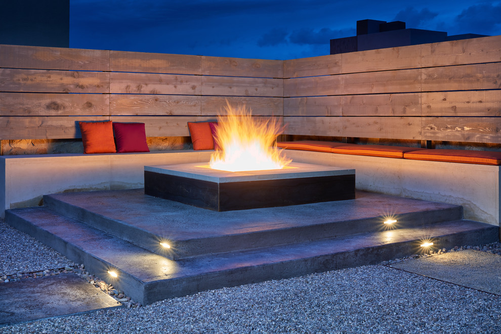 Westside El Paso Contemporary Outdoor Living - Contemporary - Patio ...