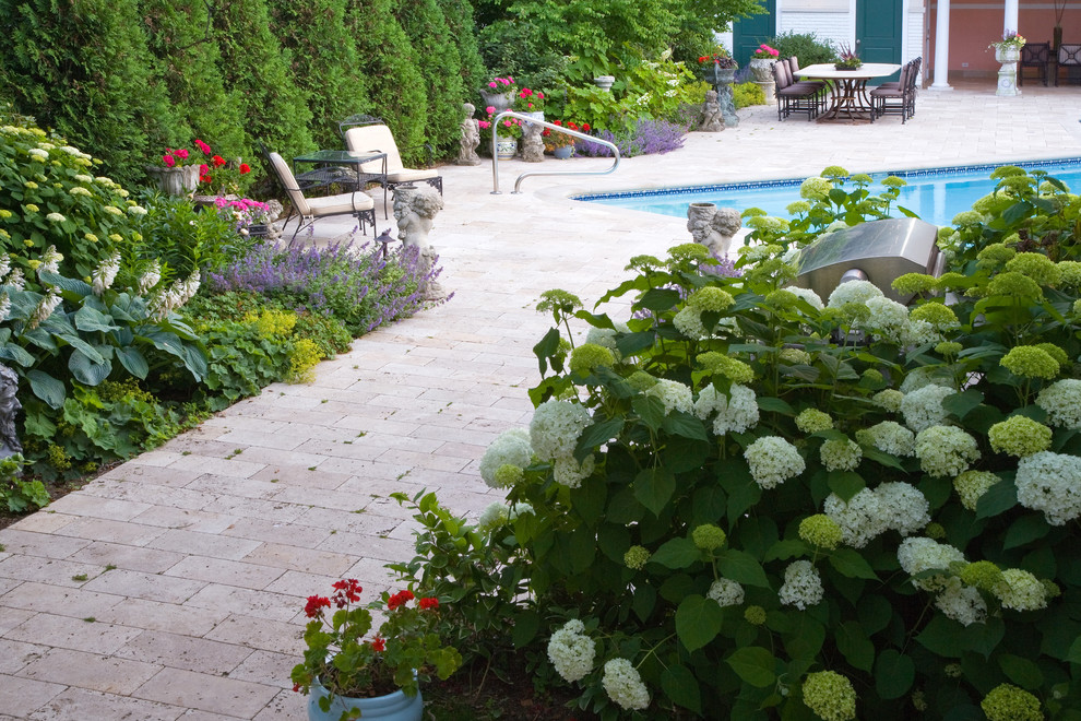 Wilmette Pool Renovation - Traditional - Patio - Chicago - by Prassas ...