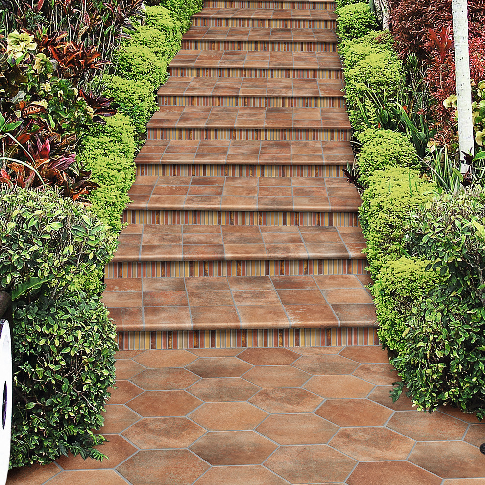 Wondrous Walkways - Mediterranean - Patio - Portland - by Merola Tile ...