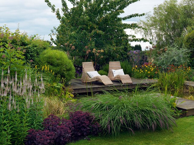 Woodcote garden - Contemporary - Patio - London - by Joanne Winn Garden ...