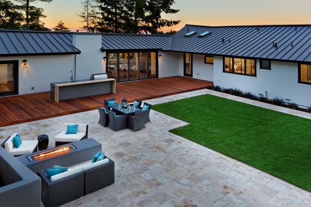 Woodside Hardscape Design - Moderne - Terrasse et Patio - San Francisco ...