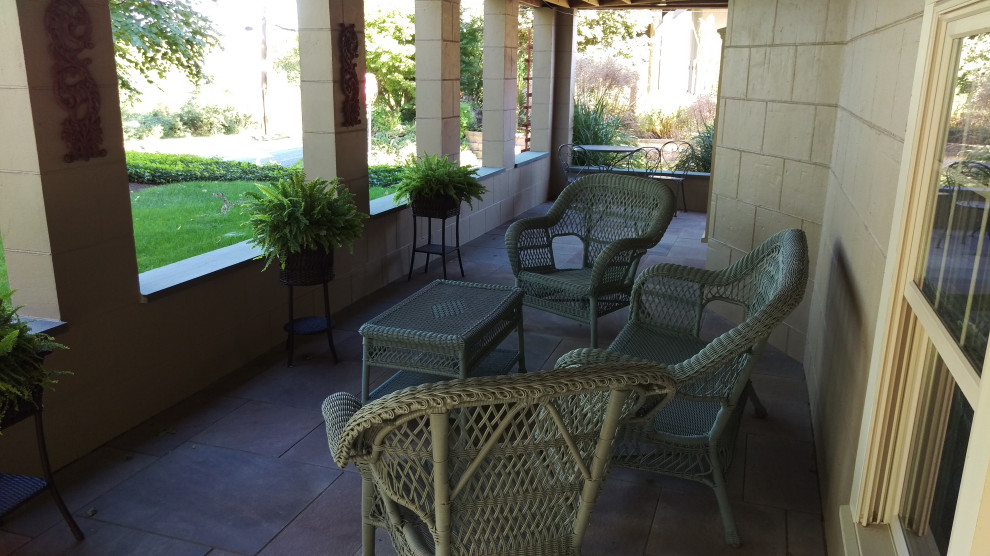 Yardley Brownstone Patio - Transitional - Patio - Philadelphia - by ...