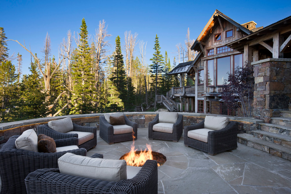 Yellowstone Club Summit Residence - Rustic - Patio - Other - by Locati ...