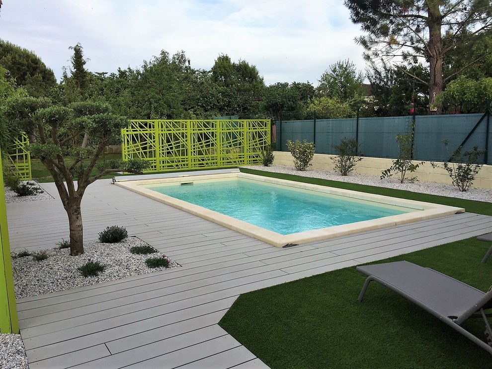 Aménagement d'une terrasse - Modern - Swimming Pool & Hot Tub - Angers ...