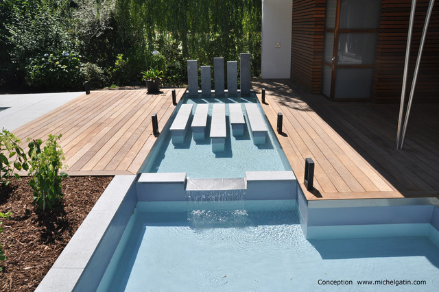 Construction d'une piscine, pool house, bassin et terrasse - Swimming ...