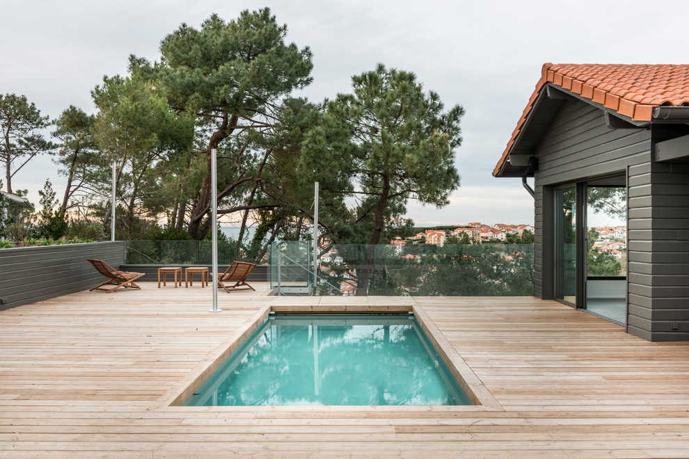Contemporain Piscine - Contemporary - Pool - Bordeaux | Houzz