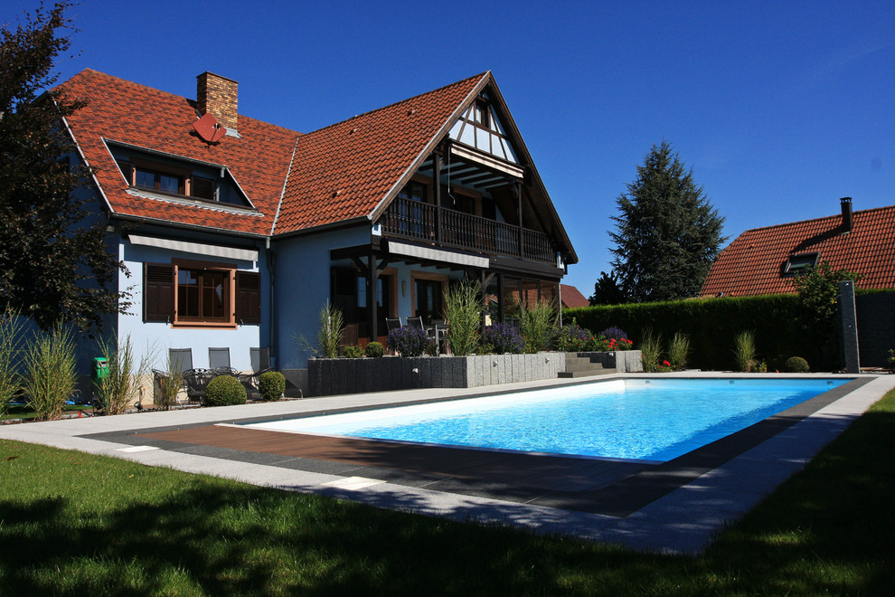 L'espace piscine - Modern - Pool - Strasbourg - by Les Nouveaux ...