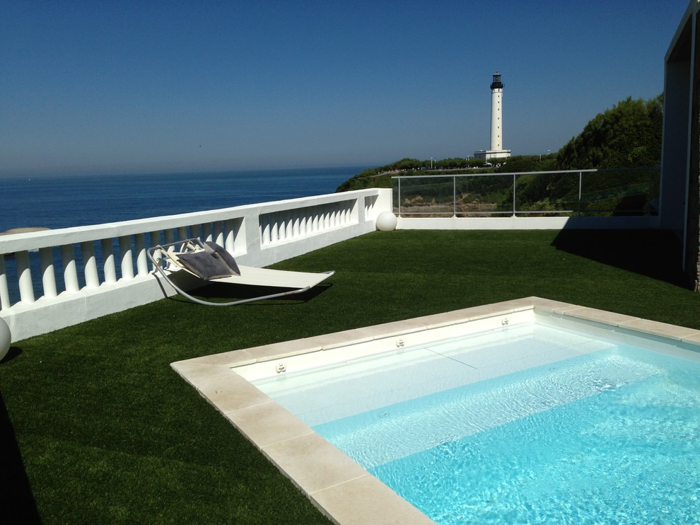 Piscine Phare de Biarritz - Contemporary - Pool - Bordeaux - by Ouvrage ...