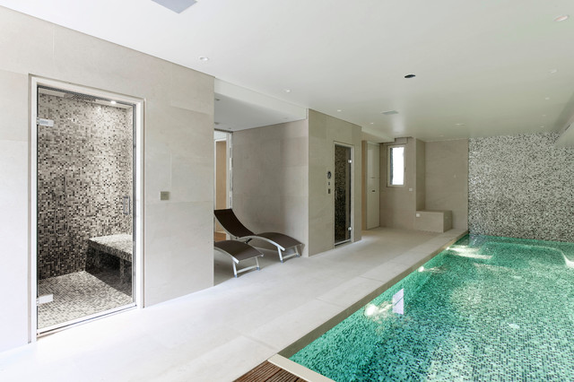 Un luxueux espace spa à domicile - Contemporain - Piscine - Paris - par ...