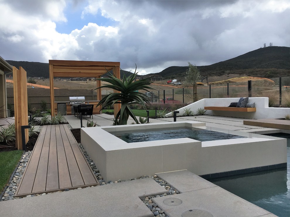 4S Ranch - Contemporary - Pool - San Diego - by Envy Landscape Design ...