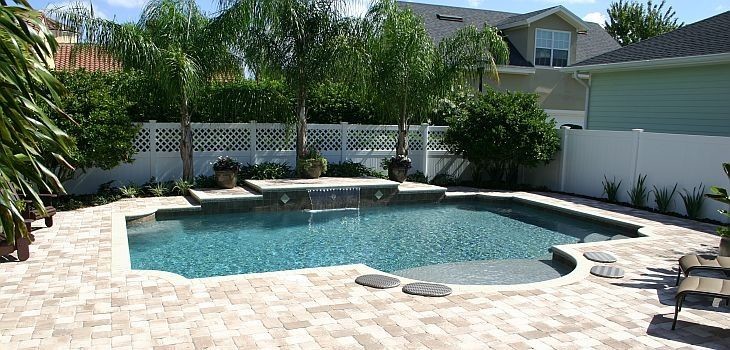 63 - Contemporary Pool with Modest Water Feature - Modern - Swimming ...