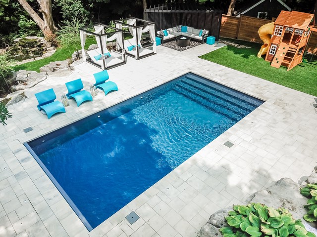 A Backyard Resort - Swimming Pool & Hot Tub - Toronto - by AquaSpa ...