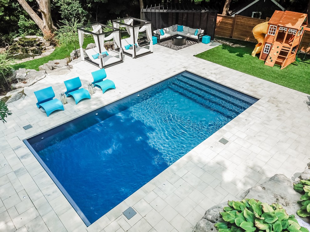 A Backyard Resort - Pool - Toronto - by AquaSpa Pools & Landscape ...