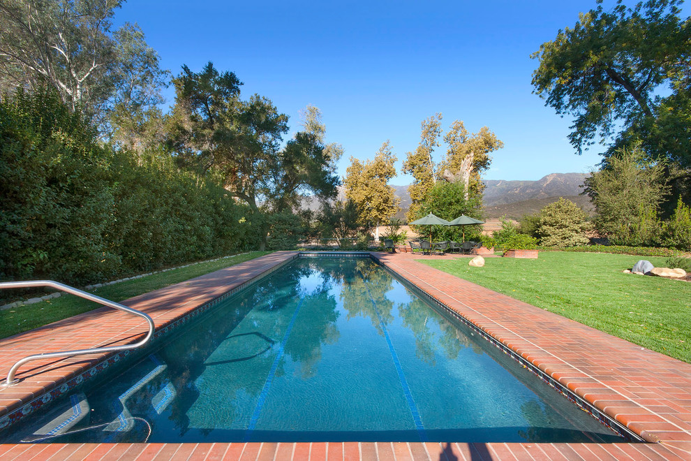 A California Ranch house and guest cottages - Traditional - Pool - Los ...