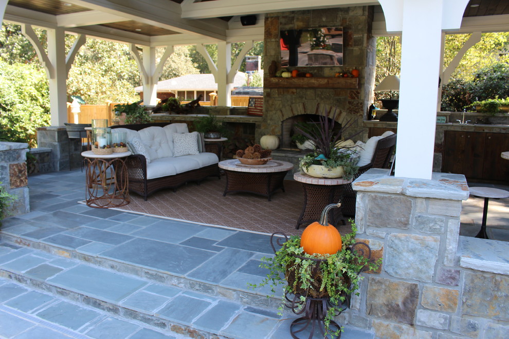 A Classical Southern Design - Traditional - Patio - Atlanta - by Brown ...