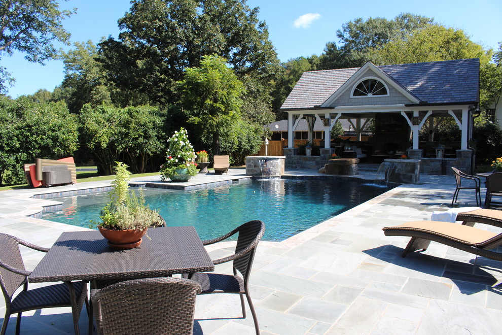 A Classical Southern Design - Traditional - Pool - Atlanta - by Brown's ...