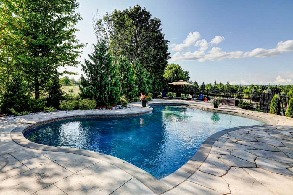 A Pool with a Countryside View - Transitional - Pool - Toronto - by ...