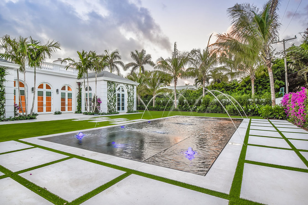 AAA Custom Pools Water & Fire Features - Contemporary - Pool - Miami ...