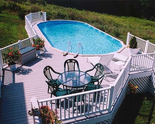 Above Ground Pool Designs - Contemporary - Pool - Baltimore - by Van ...