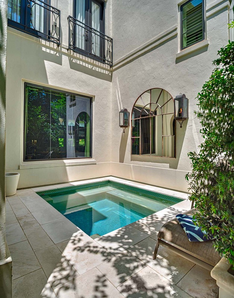 Abundant City Alcove - Traditional - Pool - Houston - by Water's Edge ...