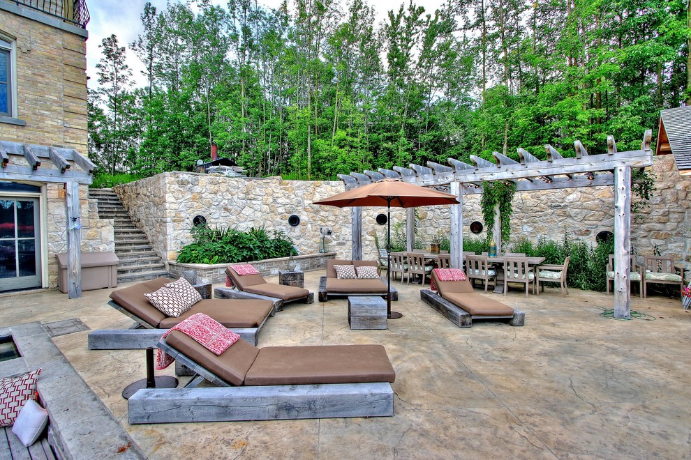 Adding the Wow to Country Entertaining - Mediterranean - Patio ...