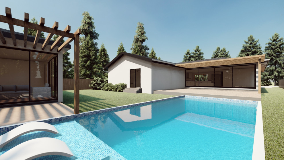 ADU Pool House - Modern - Pool - San Francisco - by M. Designs ...