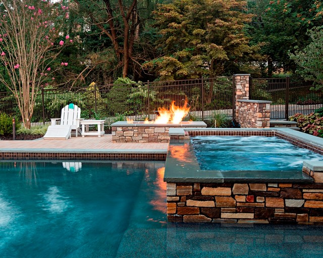 Ahern Pool - Contemporain - Piscine - Philadelphie - par BEECHWOOD ...