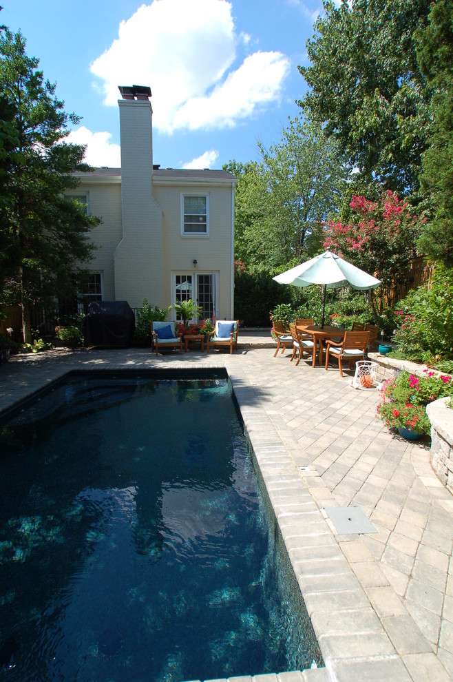 Alexandria Townhouse Pool - Traditional - Pool - DC Metro - by Land ...