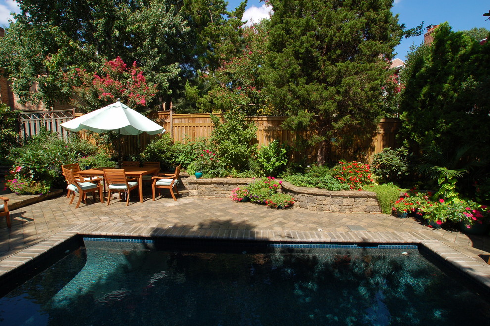 Alexandria Townhouse Pool - Traditional - Pool - DC Metro - by Land ...
