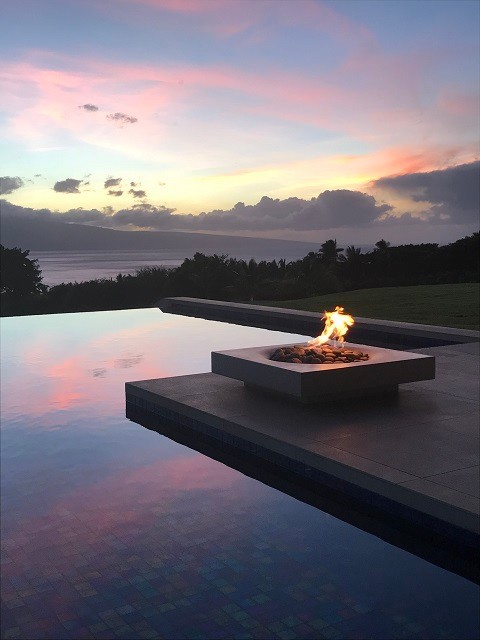 All Glass Tile Royal Blue Pool - Swimming Pool & Hot Tub - Hawaii - by ...