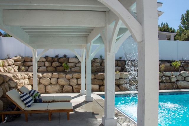 All-in-ONE: Pavilion, Deck, Diving Platform, Waterfall, Swimming FUN ...