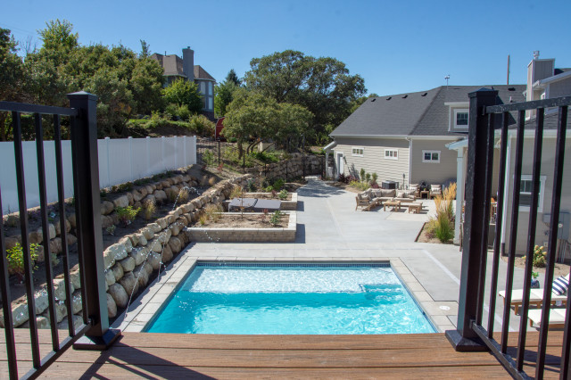 All-in-ONE: Pavilion, Deck, Diving Platform, Waterfall, Swimming FUN ...