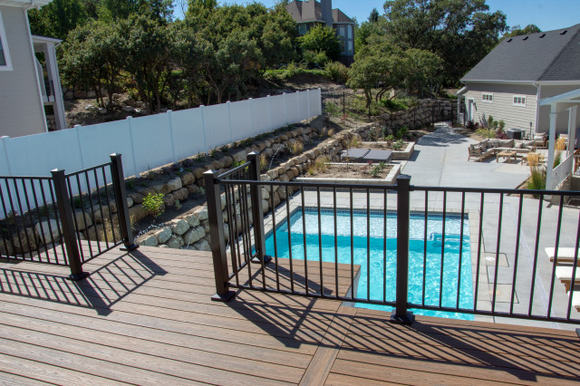 All-in-ONE: Pavilion, Deck, Diving Platform, Waterfall, Swimming FUN ...