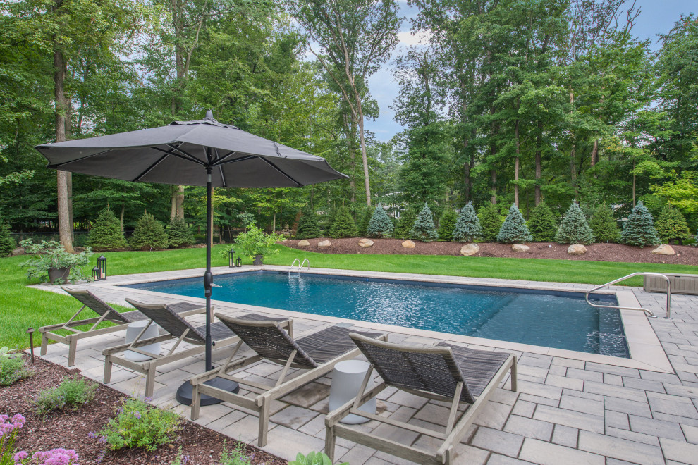 Allendale, Bergen County, New Jersey - Traditional - Pool - New York ...